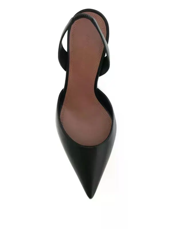 Amina Muaddi 70mm Holli Slingback Pumps