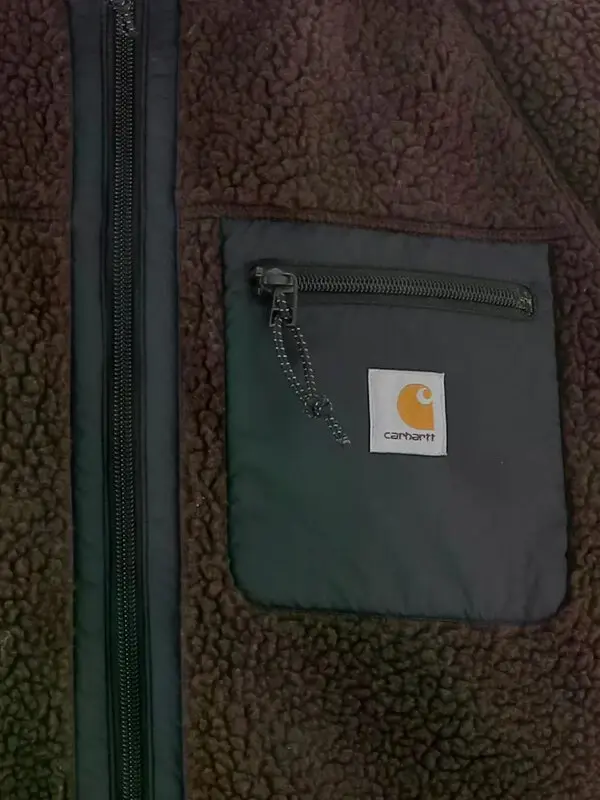 Carhartt Work In Progress Logo-patch Zip-up Vest