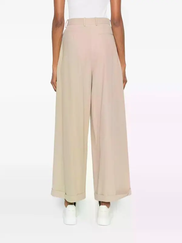 Loewe Pleated Wide Leg Trousers