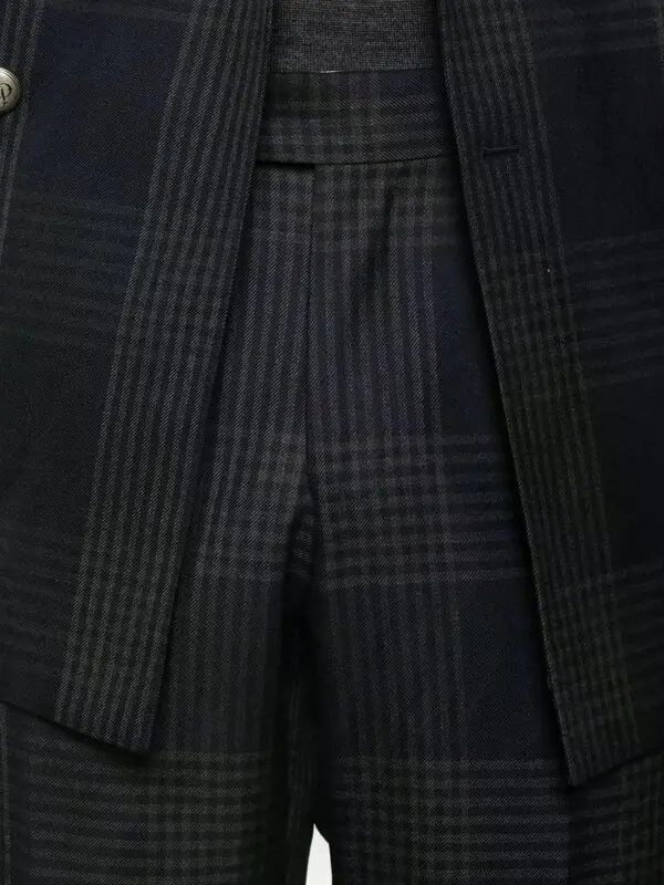 GABRIELE PASINI Checked Double-breasted Suit
