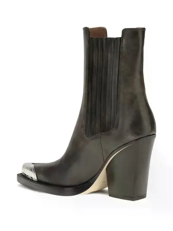 Paris Texas 100mm Dallas Boots - Black