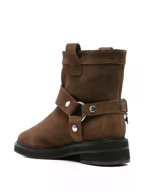 ANDREA CARRANO Suede Ankle Boots