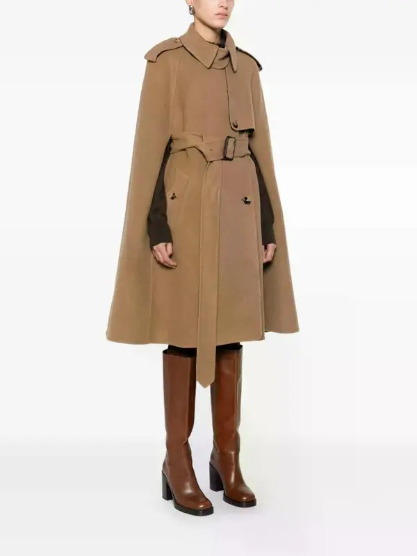 Burberry Belmont Wool Cape