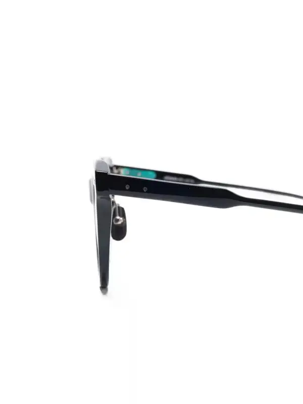 Thom Browne Geometric-frame Sunglasses - Black