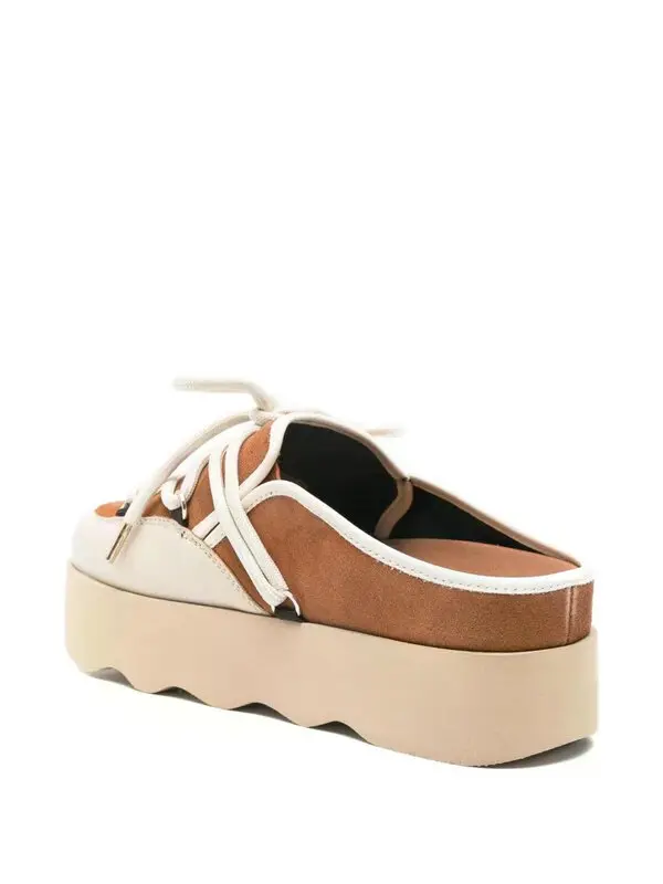 DR. SCHOLL'S SHOES Lace-up Platform Slippers