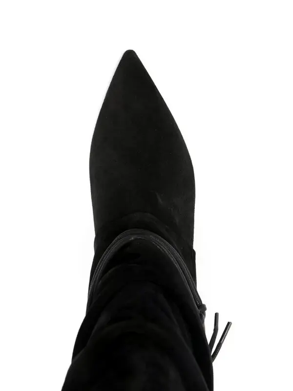 ALCHIMIA Ruched Ankle Boots