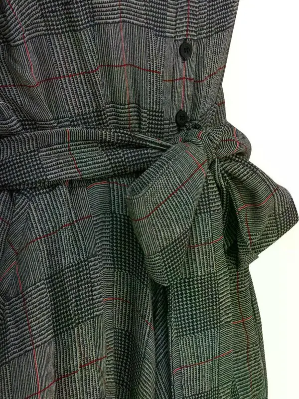 Samantha Sung Checked Belted Dress