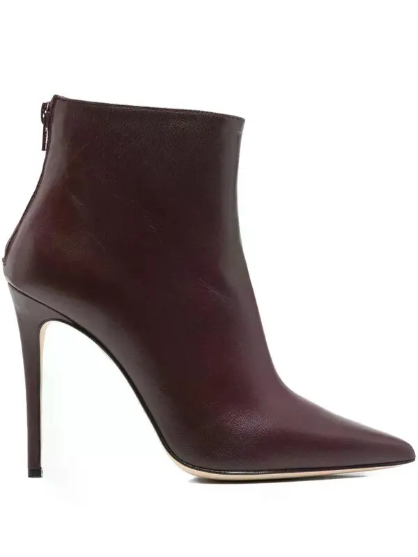 ANNA F. Pointed-toe Ankle Boots