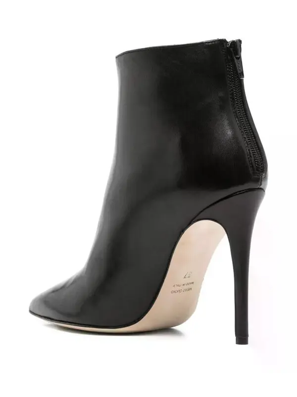 ANNA F. 105mm Pointed-toe Ankle Boots