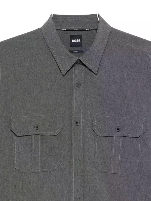 BOSS Point-collar Shirt