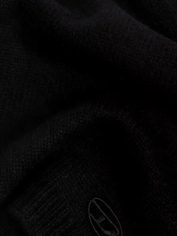 DIESEL® Logo-plaque Wool Scarf