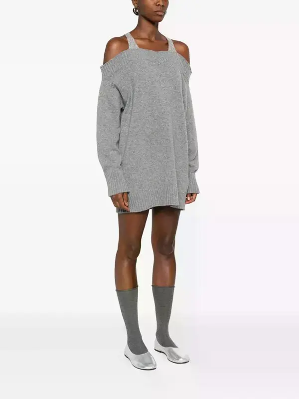 Giuseppe Di Morabito Embellished-straps Mini Dress