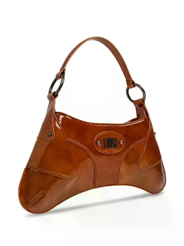 KNWLS Logo-lettering Shoulder Bag - Brown