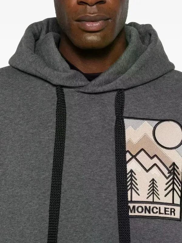Moncler Logo-appliqué Hoodie