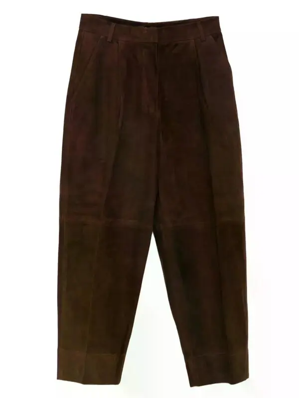 Seventy Pleated Cropped Trousers