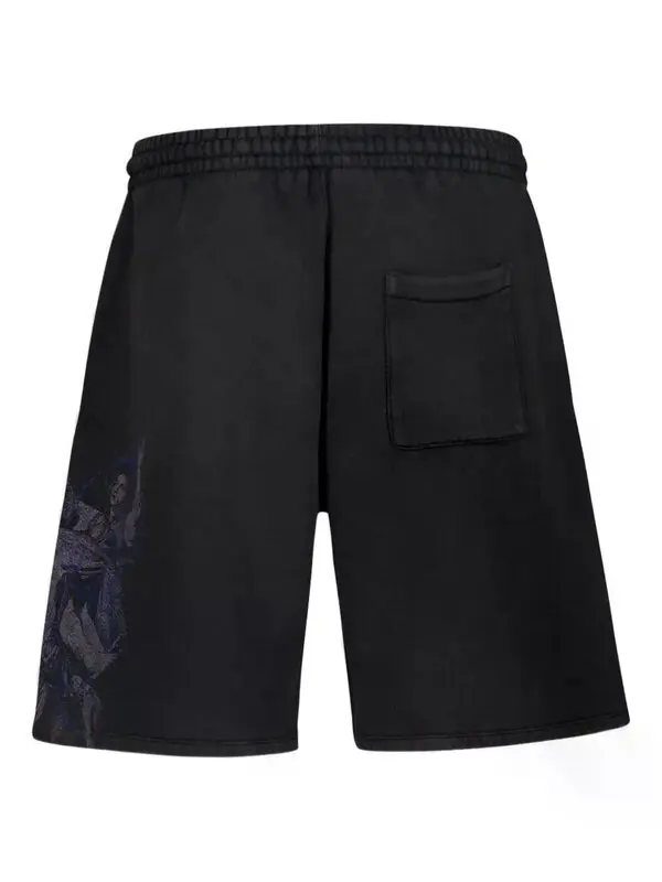 Off-White Embroidery Track Shorts