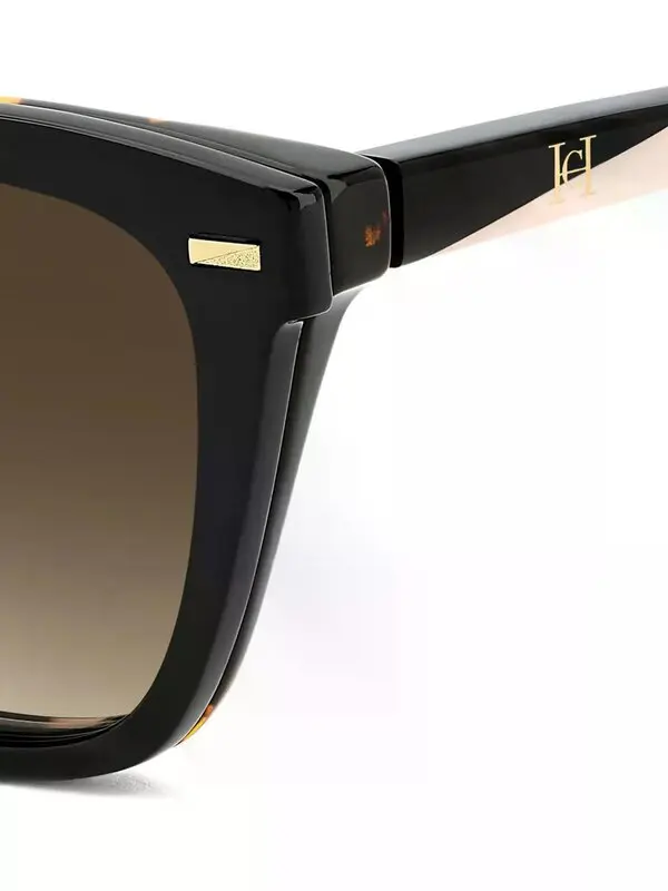 Carolina Herrera Square Tortoiseshell Eyeglasses
