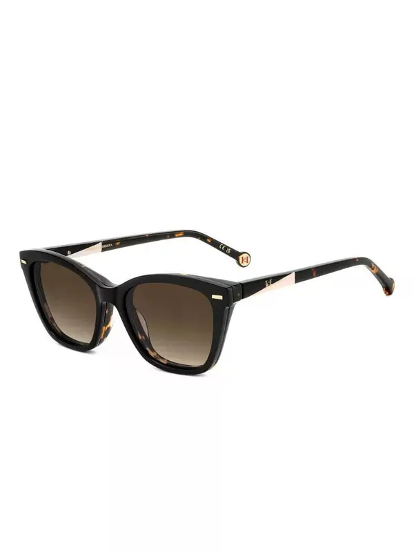 Carolina Herrera Square Tortoiseshell Eyeglasses