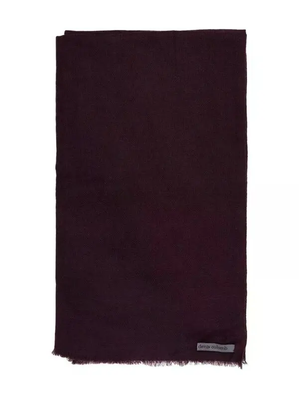 Denis Colomb Fringed Ringshawl Scarf - Purple