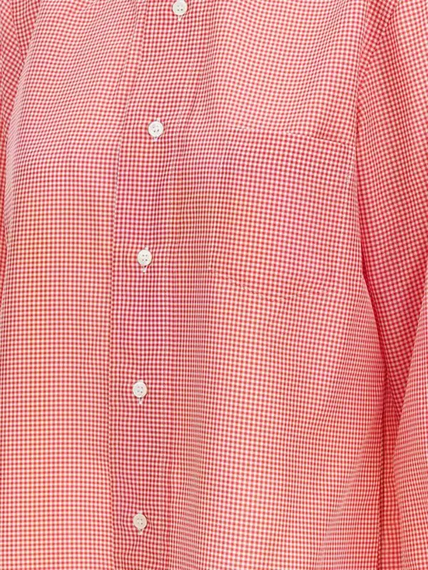 Comme Des Garçons Long-sleeved Checked Shirt