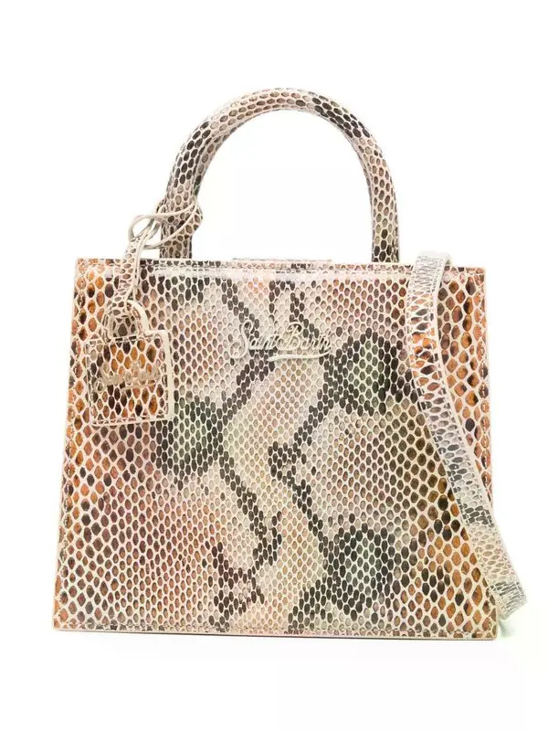 MC2 SAINT BARTH Snakeskin Effect Tote
