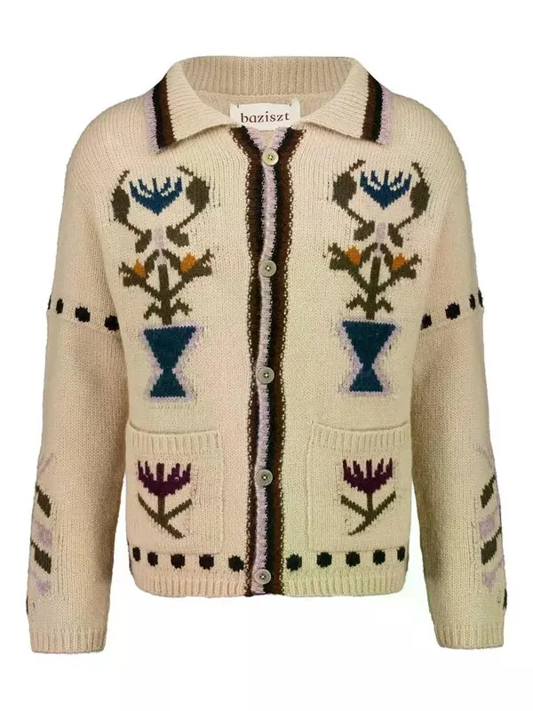 BAZISZT Floral Cardigan