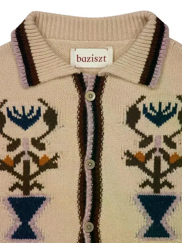 BAZISZT Floral Cardigan