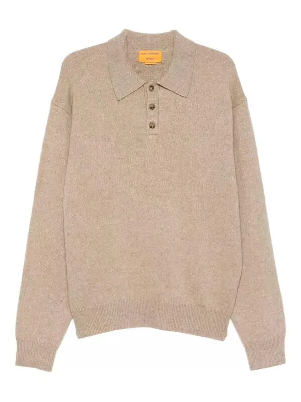 Guest In Residence Buttoned Polo Shirt
