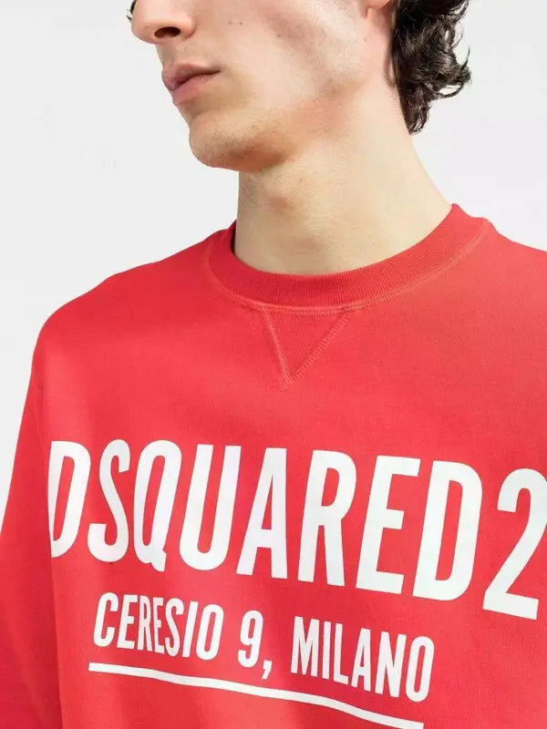 Dsquared2 Logo-print Cotton Sweatshirt