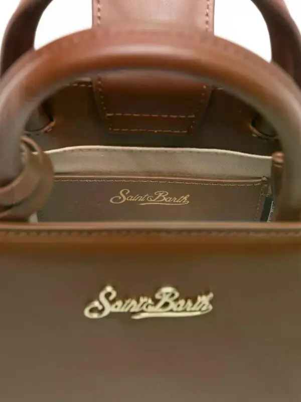 MC2 SAINT BARTH Mini Leather Tote Bag