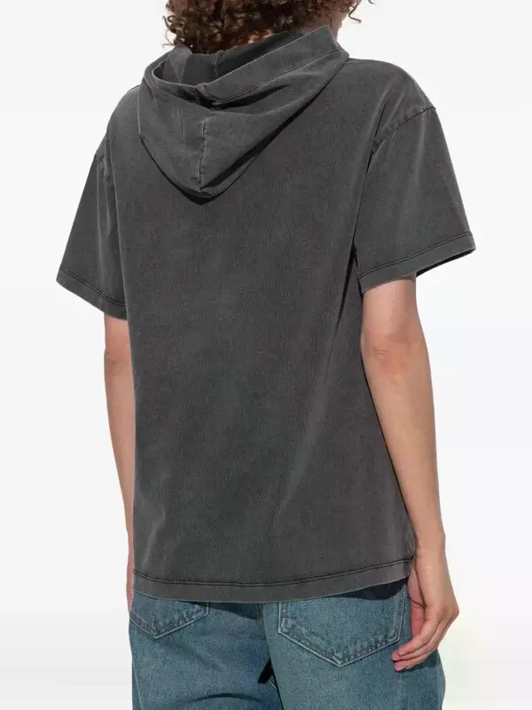 AVAVAV Cut-out Hooded T-shirt - Grey