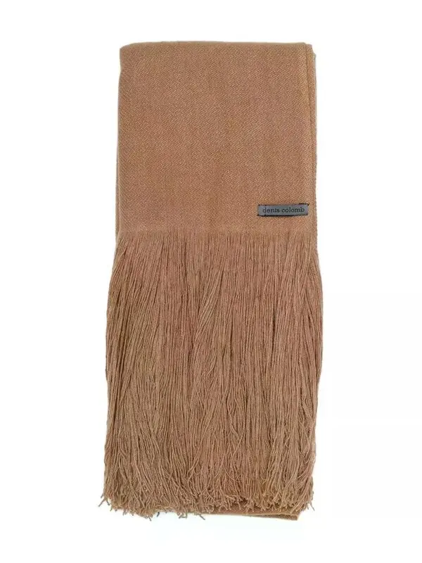 Denis Colomb Long Fringe Scarf - Brown