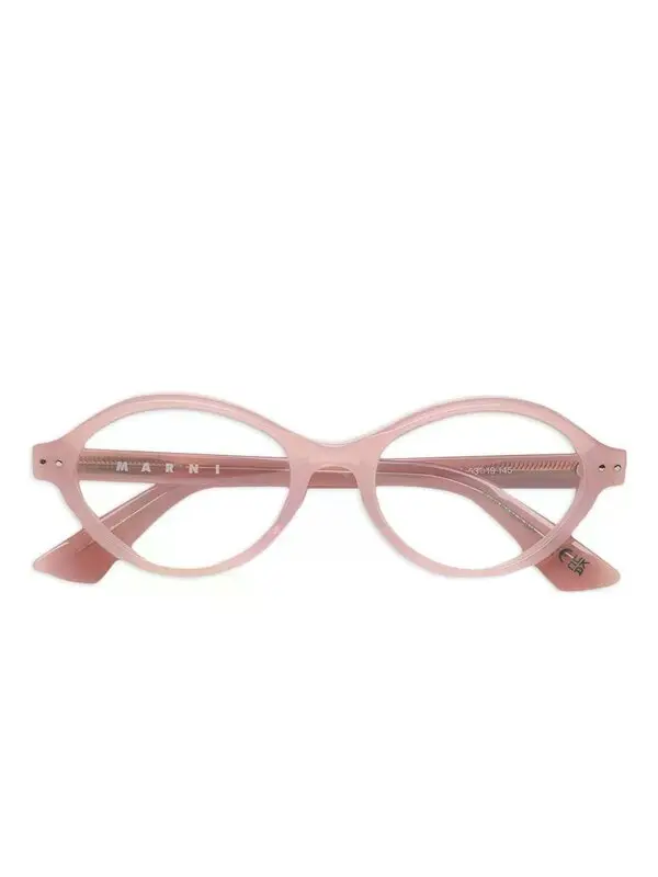 Marni Oval-frame Eyeglasses - Pink