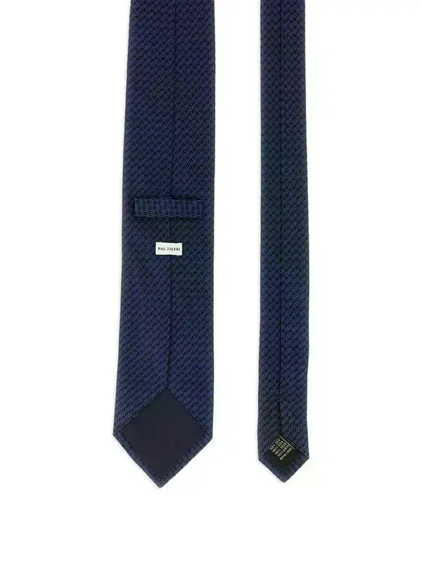 Pal Zileri Patterned Silk Necktie