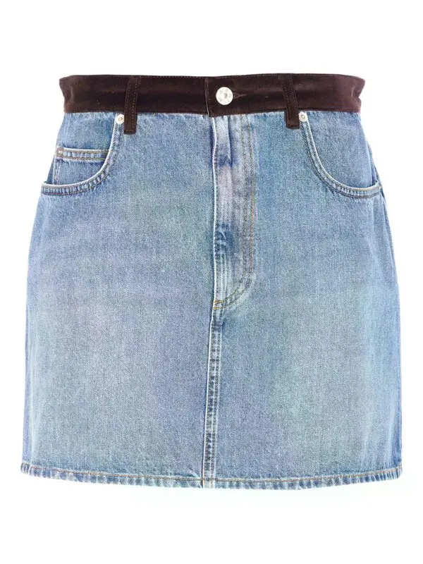 Marni Denim Mini Skirt - Blue
