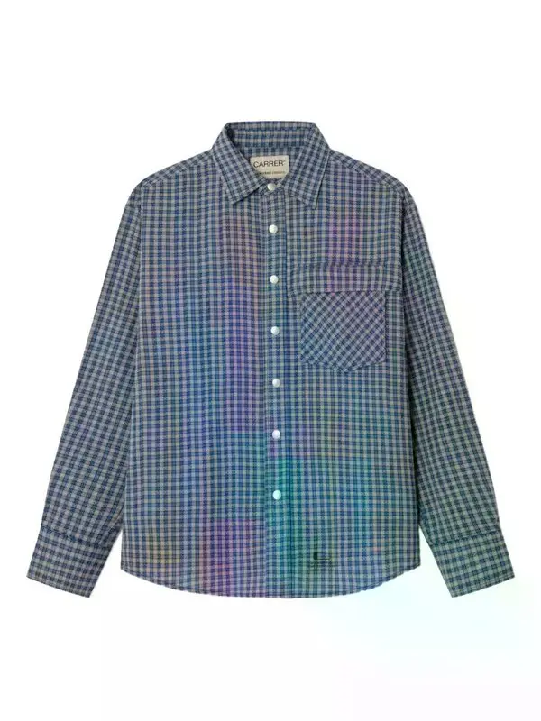 Carrera Eyewear Beck Snap Checked Shirt