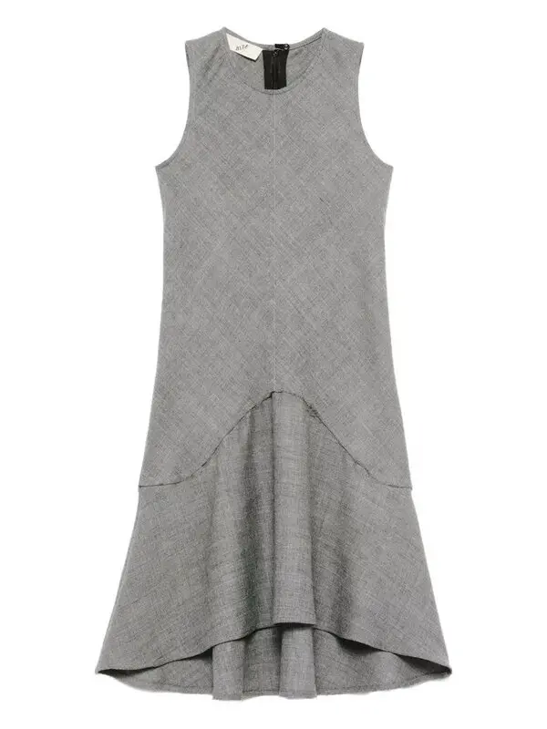 Bite Studios Sleeveless Asymmetrical Mini Dress