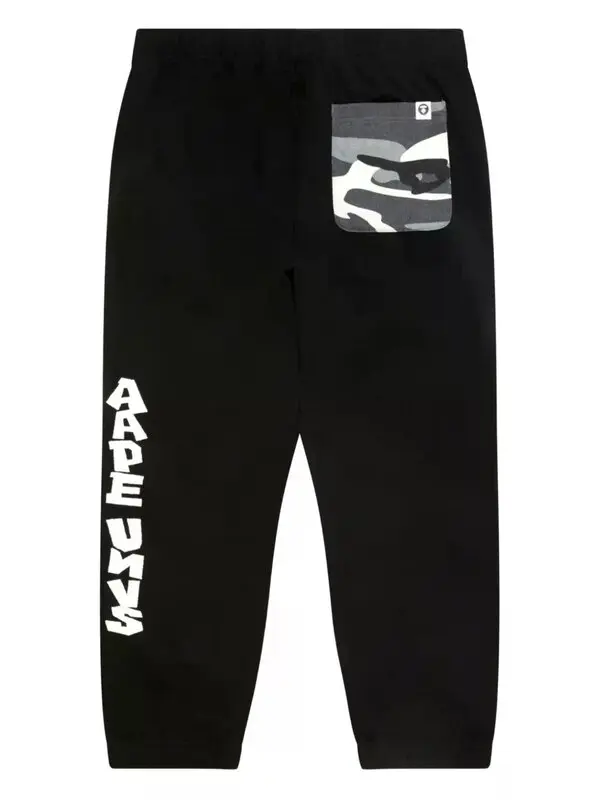 AAPE BY *A BATHING APE® Logo-patch Track Pants