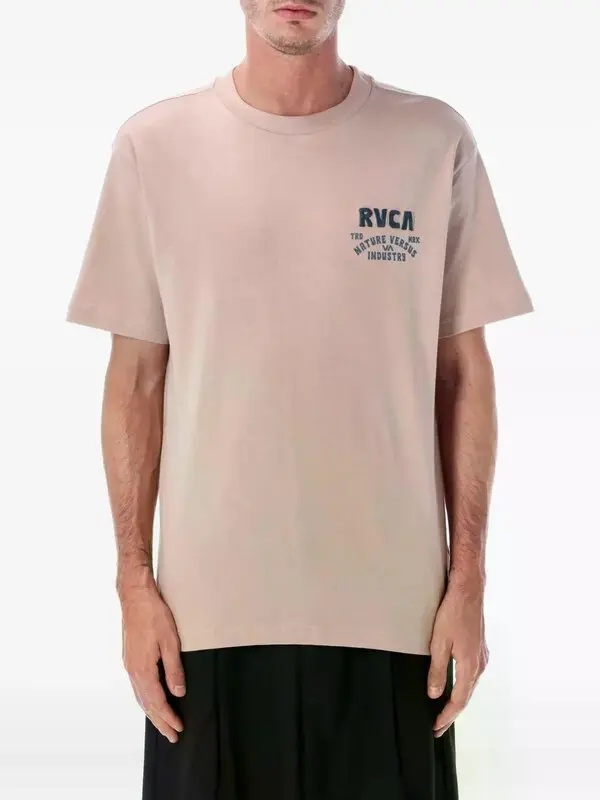 Rvca Graphic-print Crew-neck T-shirt