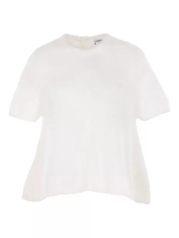 Loewe Embroidered Short-sleeved Sweater
