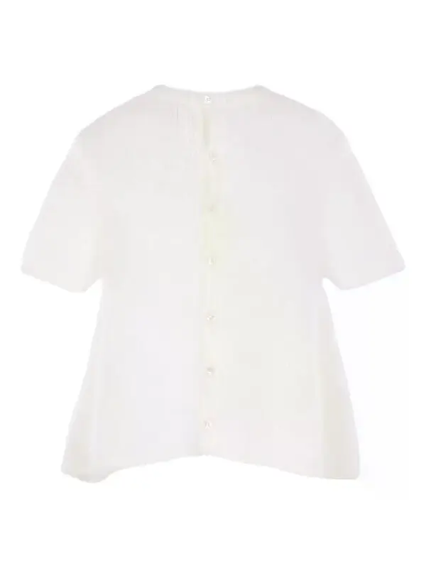Loewe Embroidered Short-sleeved Sweater