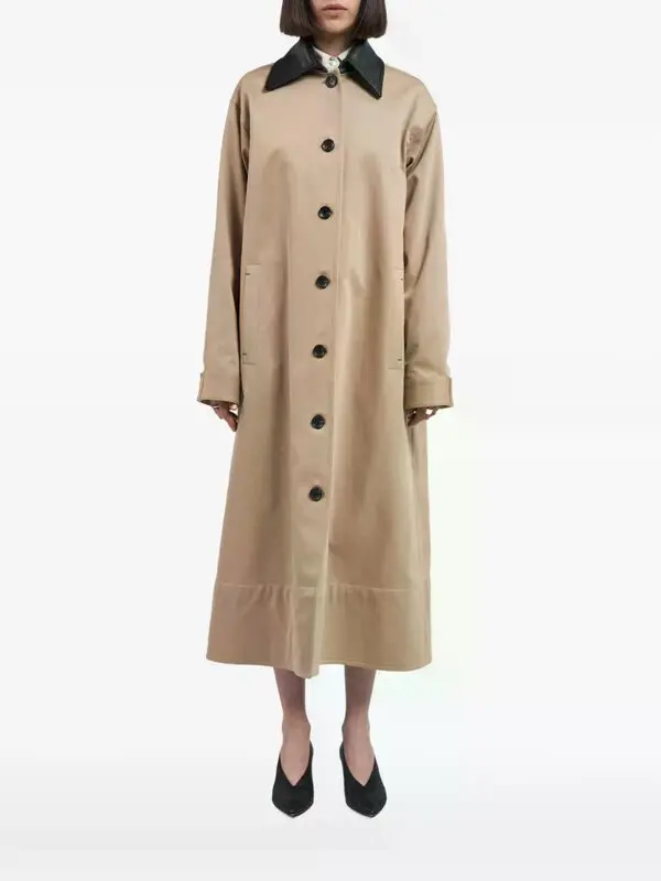 Maria Mcmanus Single-breasted Spread-collar Coat
