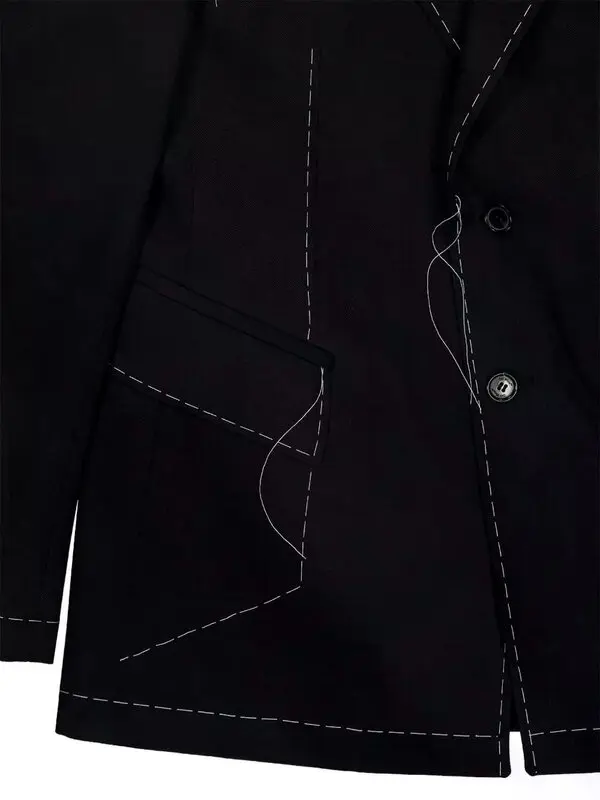 Off-White Stitch Single-breasted Blazer