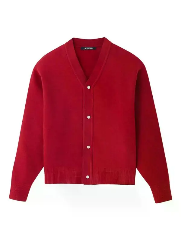 Jacquemus Doppio Cardigan - Red