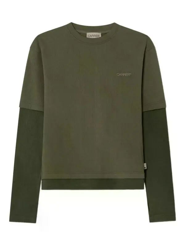 Carrera Eyewear Crew-neck Waffle Knit Sweatshirt