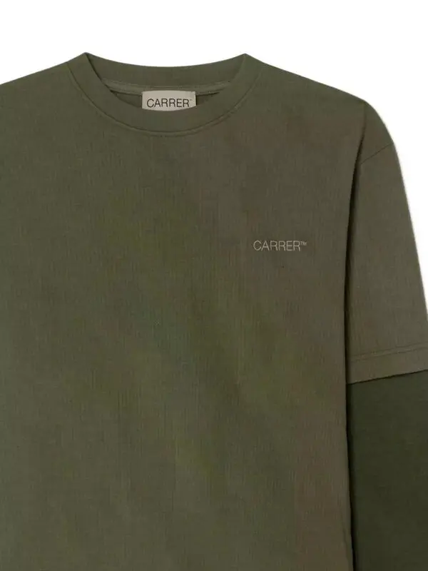 Carrera Eyewear Crew-neck Waffle Knit Sweatshirt