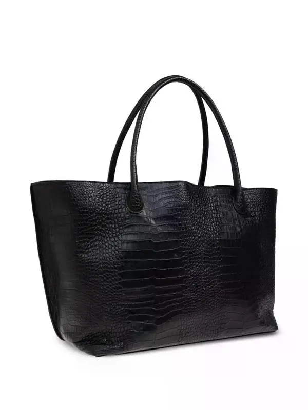 LIÉ STUDIO Eva Weekend Croc-effect Tote Bag