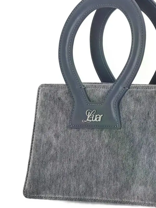 LUAR Enzyme Round-handle Tote Bag - Grey
