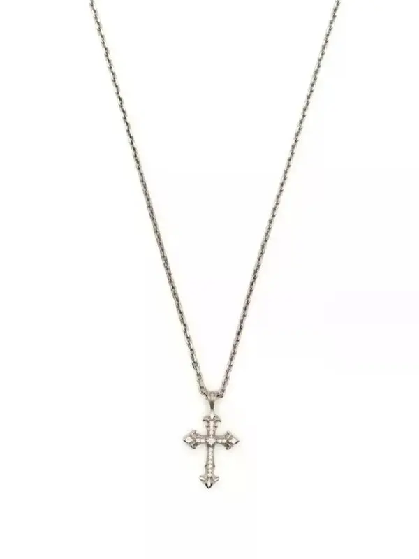 Emanuele Bicocchi Fleury Cross Pendant Necklace