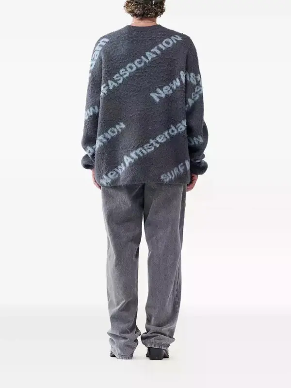 NEW AMSTERDAM SURF ASSOCIATION Diagonal-text Knitwear